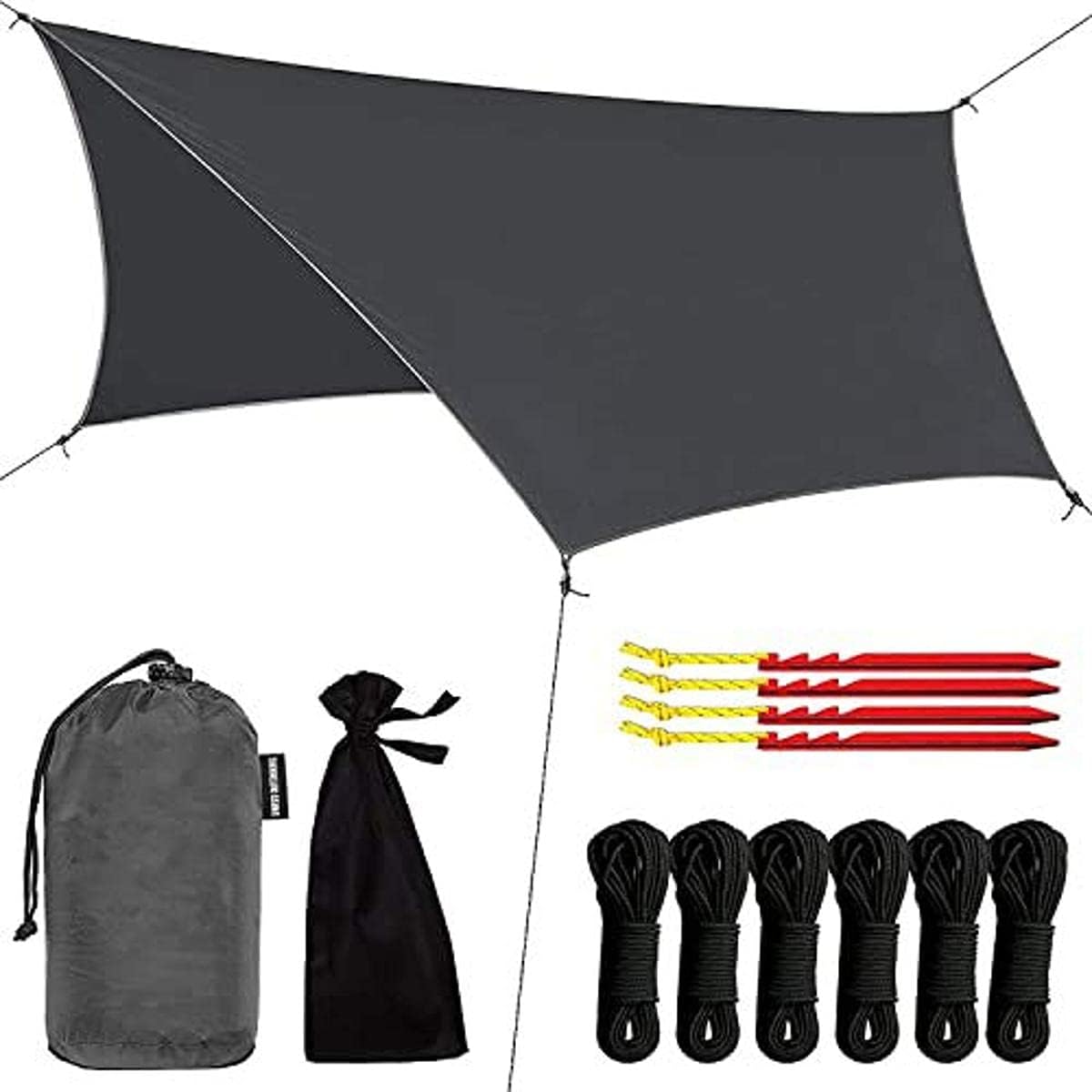 Amazon.com: Swiss Outdoors Rain Fly Tarp | Waterproof Tent Shelter ...