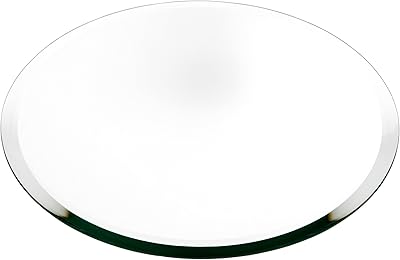 Amazon.com: Plymor 8" Round, 5mm Thick Beveled Glass Mirror Circle ...