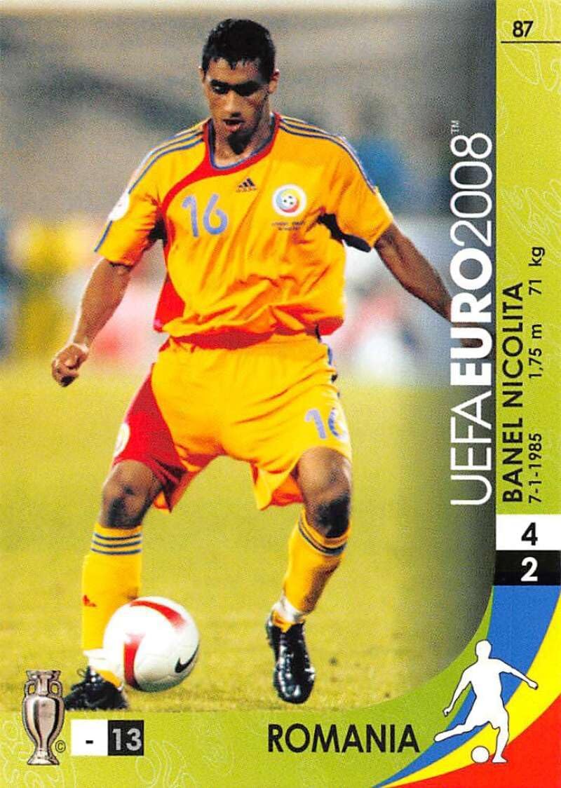 Amazon.com: 2008 Panini UEFA Euro Cards #87 Banel Nicolita Romania ...