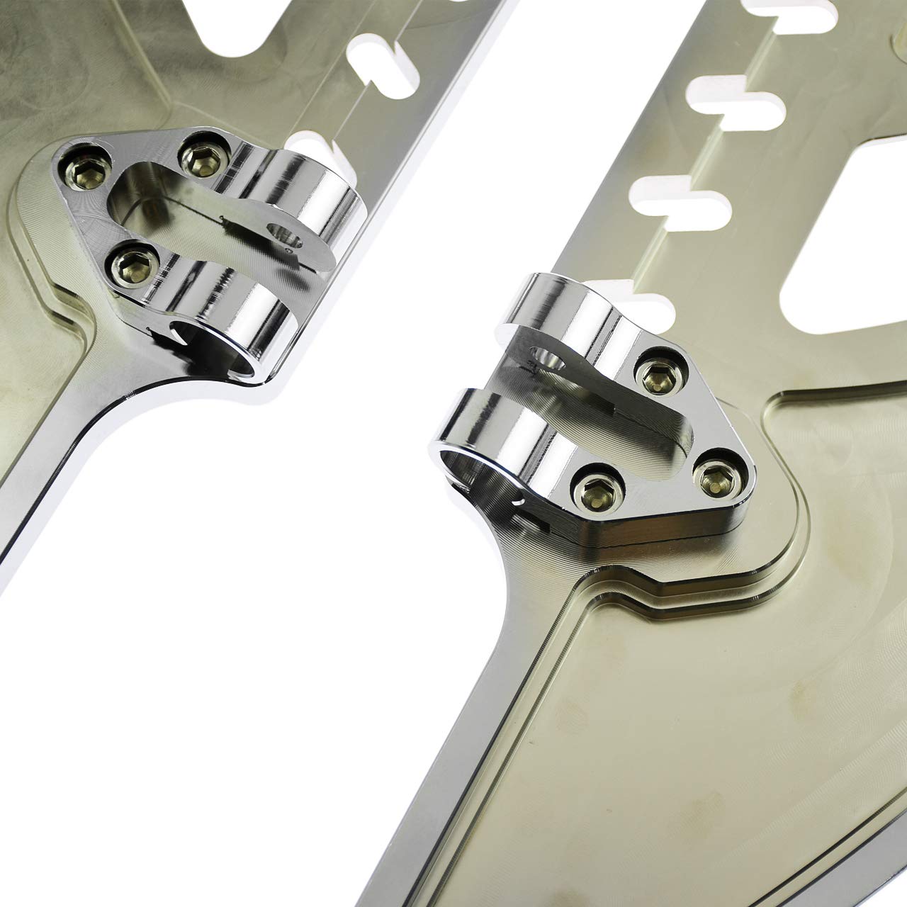 HDBUBALUS Motorcycle Floorboards CNC Tomahawk Front Rear Footboards ...