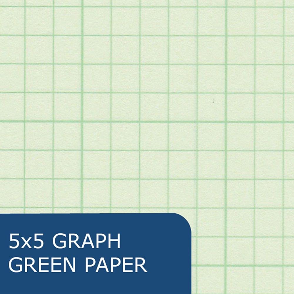 Snapklik.com : Engineering Pad, 12-Pack, 8.5 X 11, 200 Sheets 15# Green ...
