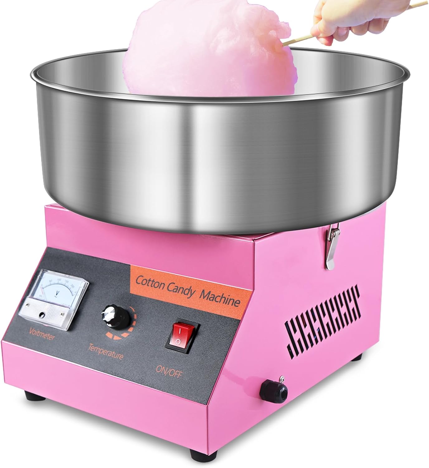 Amazon.com: Cotton Candy Machine Commercial, 1000W Efficiently Cotton ...