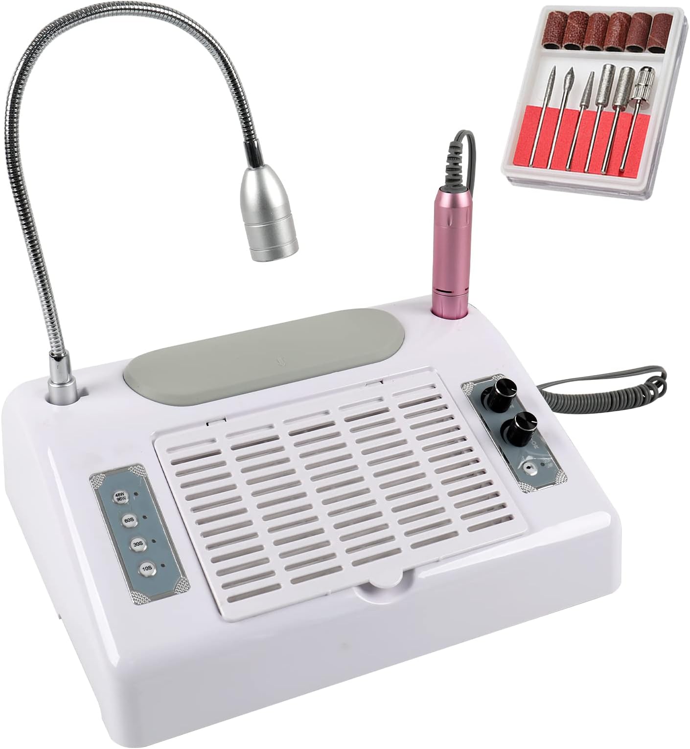 Amazon.com: Nail Drill Machine 5 in 1 Electric Nail Art File Drill 96W ...