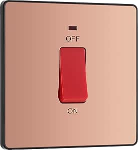 BG Electrical Cooker Control Switch Unit with LED Power Indicator ...