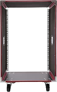 Amazon.com: Bacacoo 16U Portable Rolling Network Rack, Built-in Handles ...