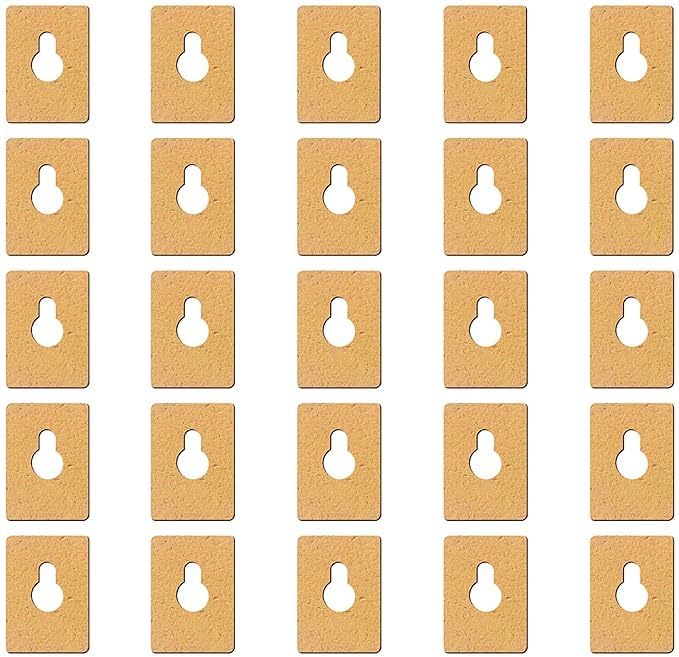 Set of 15 Strong MDF Wall Hanging Hooks for Clocks, Frames, Paintings ...