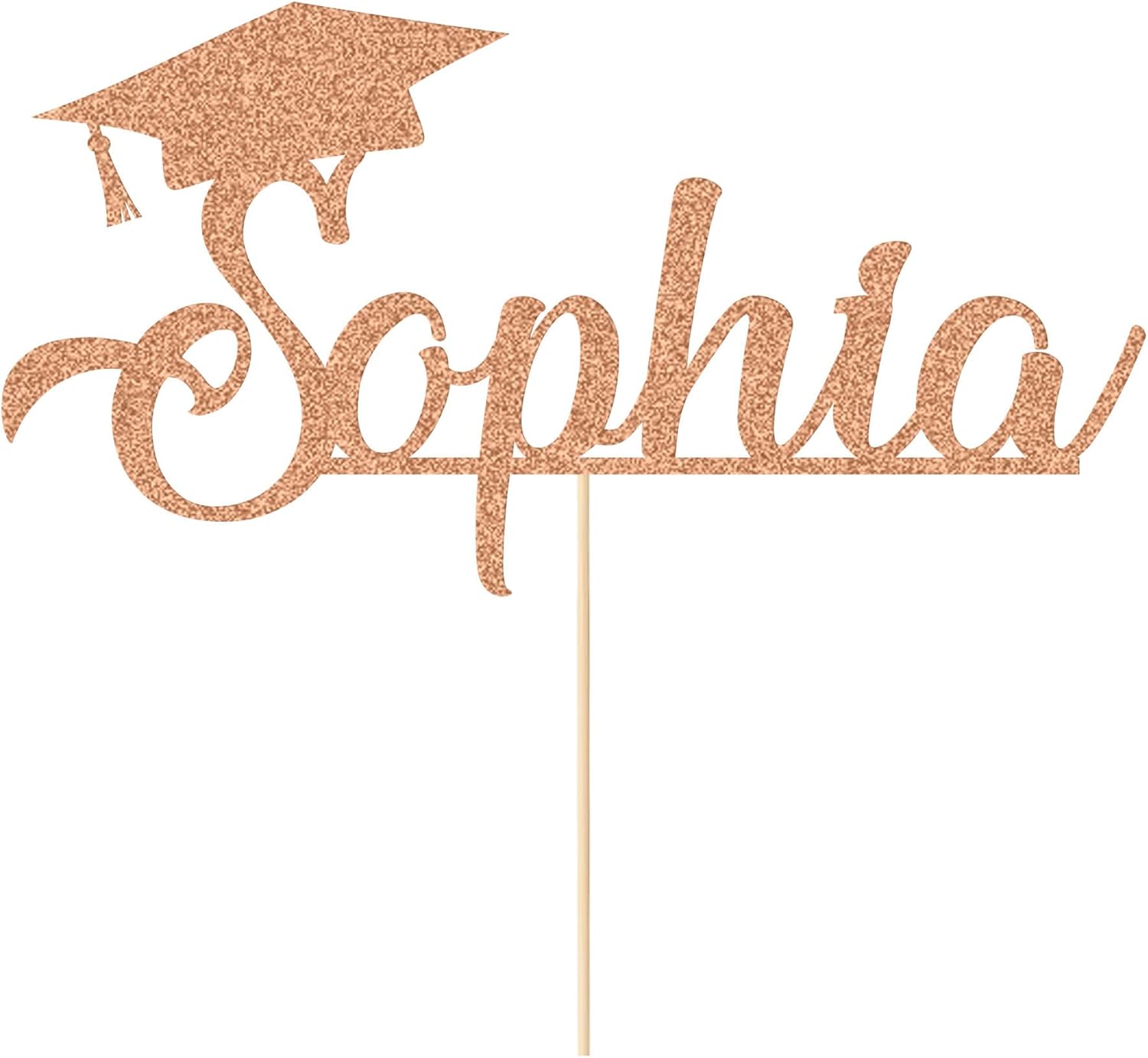 Amazon.com: Personalized Cake Topper Custom Congrats Graduation Hat ...