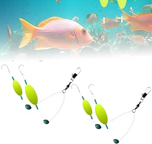Amazon.com : Snagging Hooks for Surf Fishing Saltwater Floats Mono Line ...