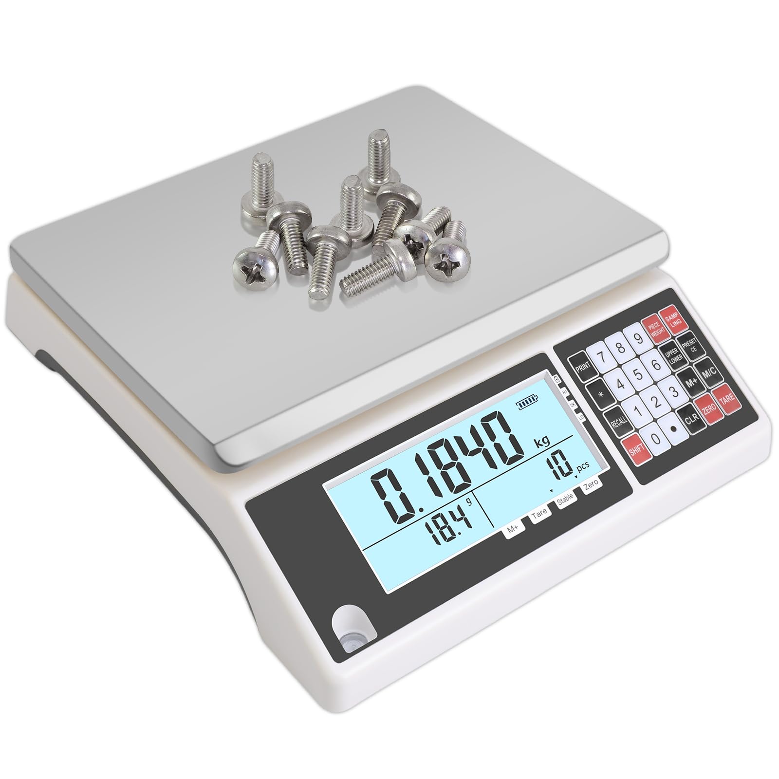 Amazon.com : Industrial Counting Scale 30kg/0.5g with RS232 Port ...