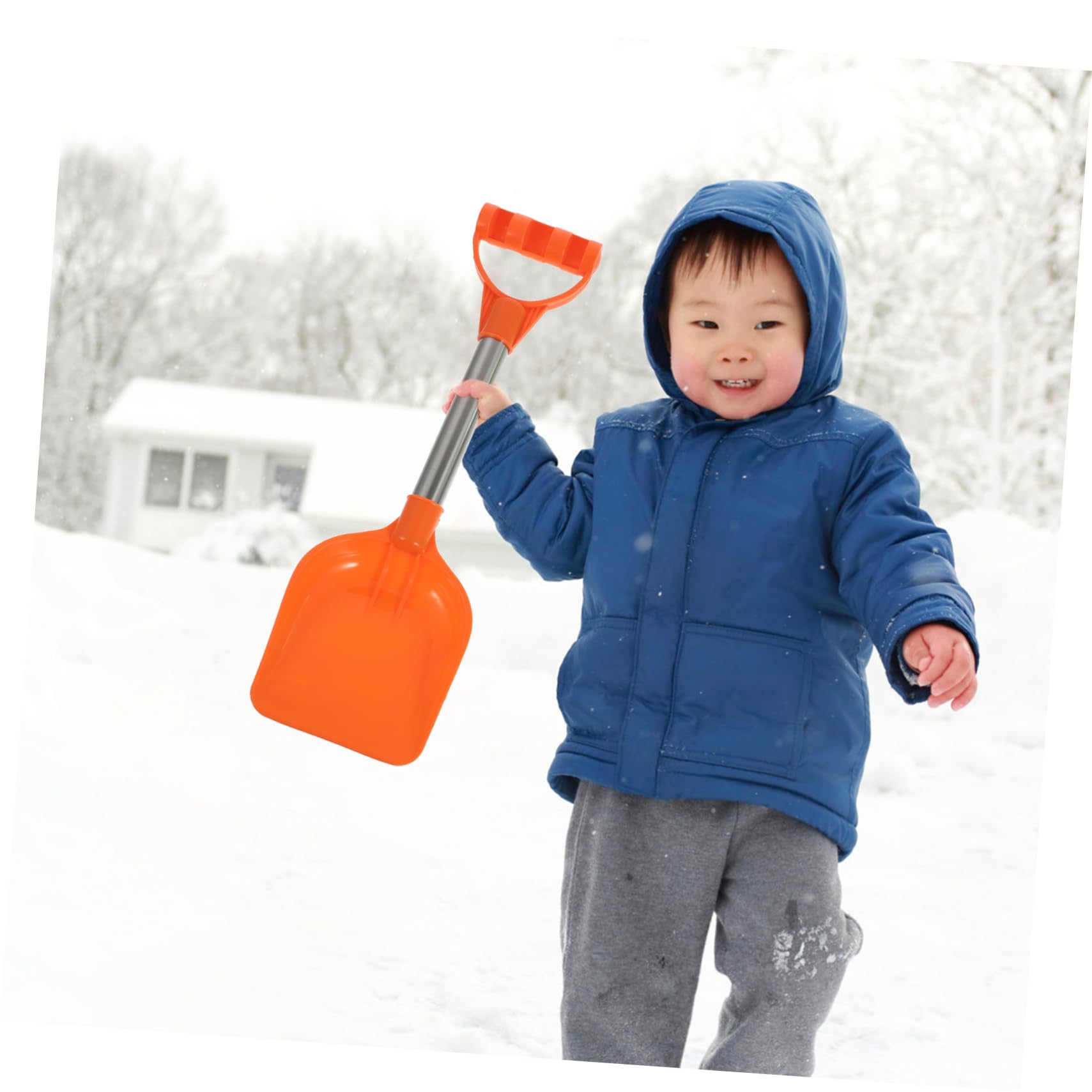 Best Winter Shovel VEVOR With Wheels, 37 Inch For Driveway, ABS Snow Shovel