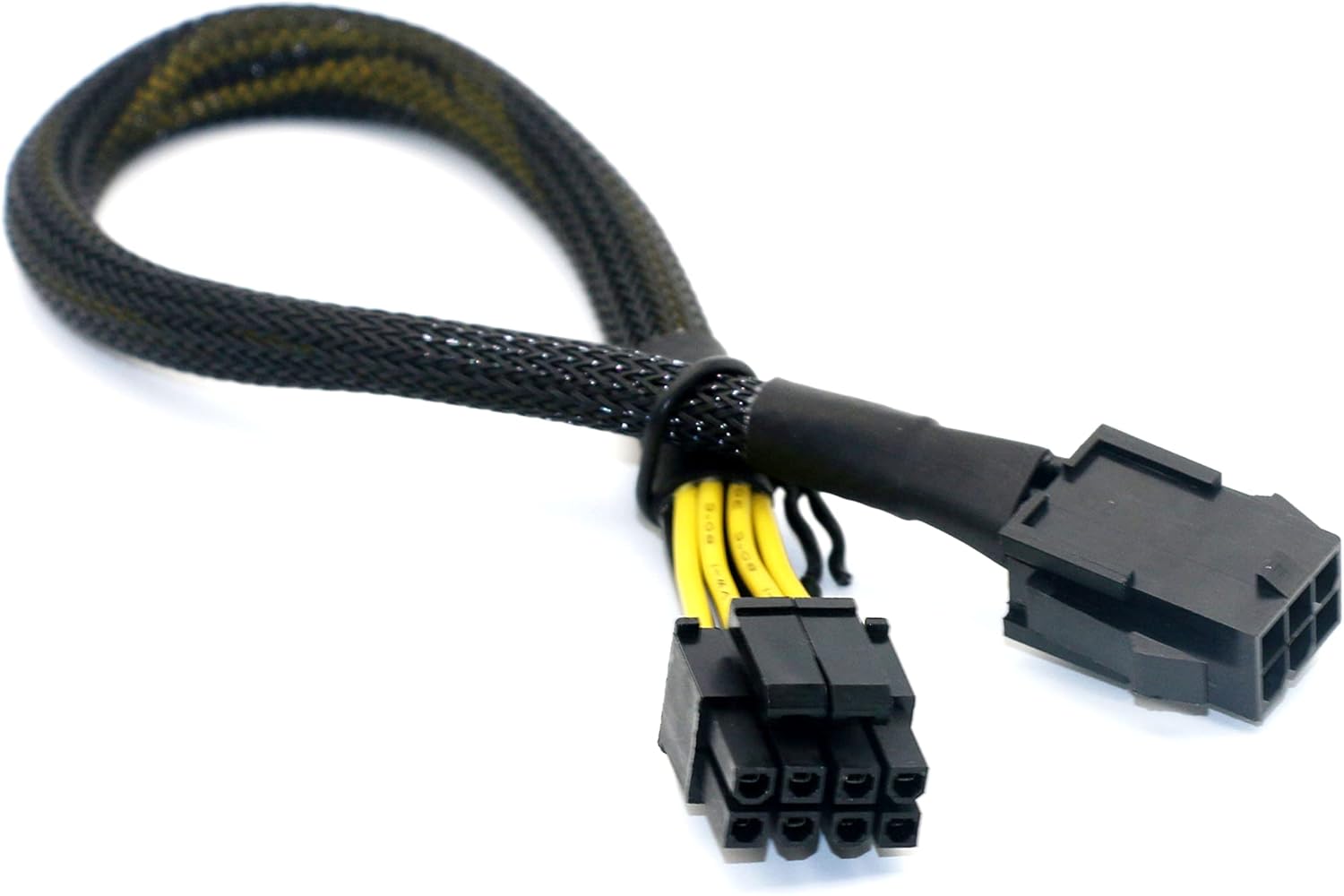 Amazon.com: 6-pin Female to CPU 8-pin (4+4) Male Power Adapter Cable ...