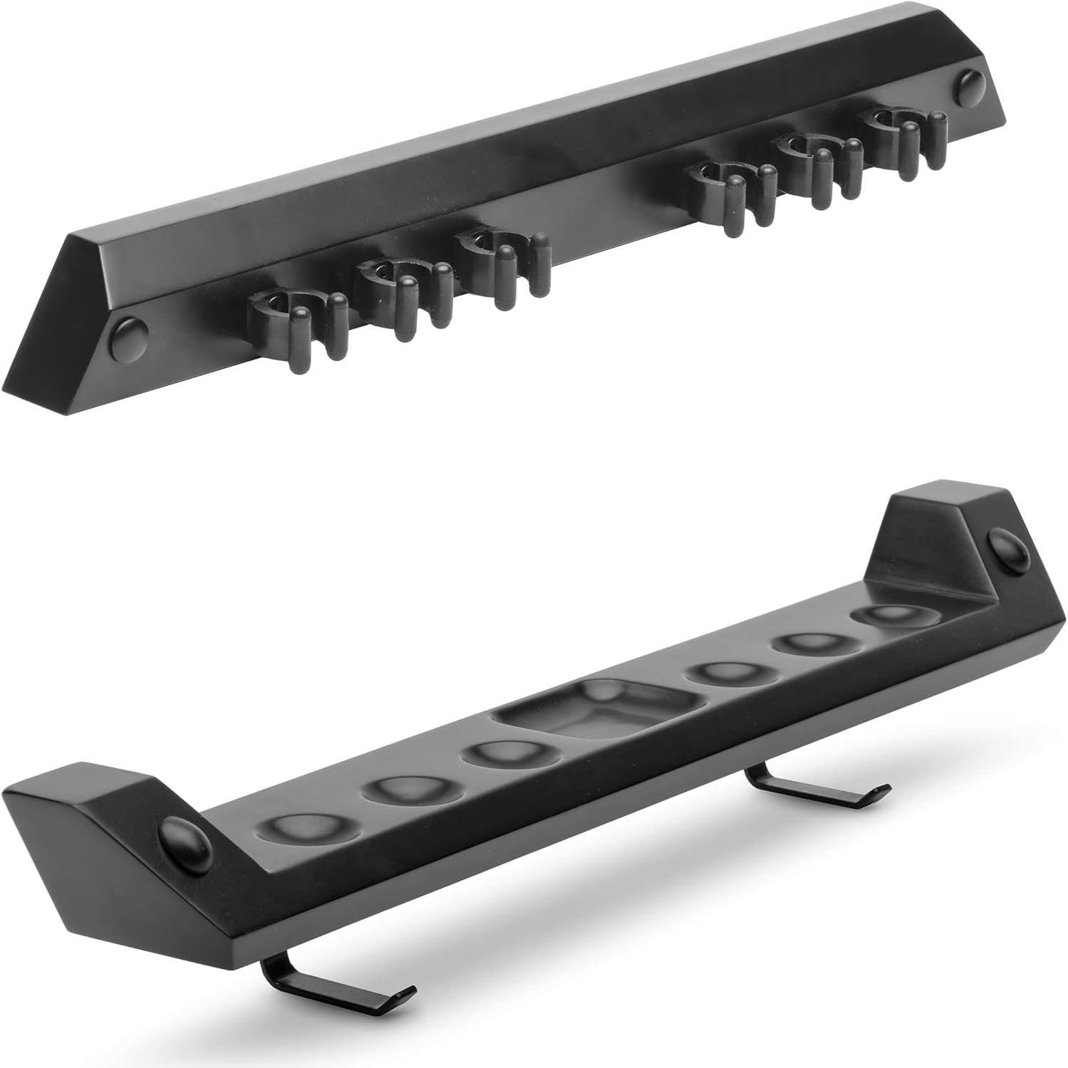 Amazon.com : GoSports Wall Mounted Pool Cue Stick Holder - Holds 6 ...