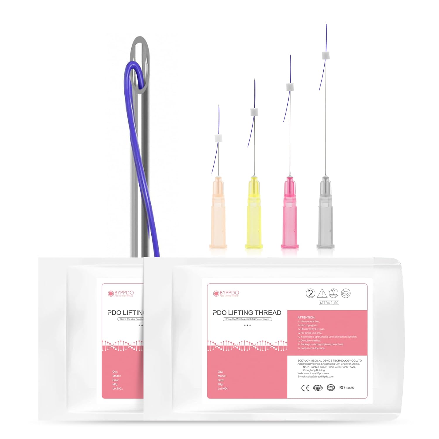 BYPPDO Roscas DOP, PDO Mono Rosca Elevación Cara y Cuerpo, Roscas PDO (20PCS-26G x 60MM) – Guatemala