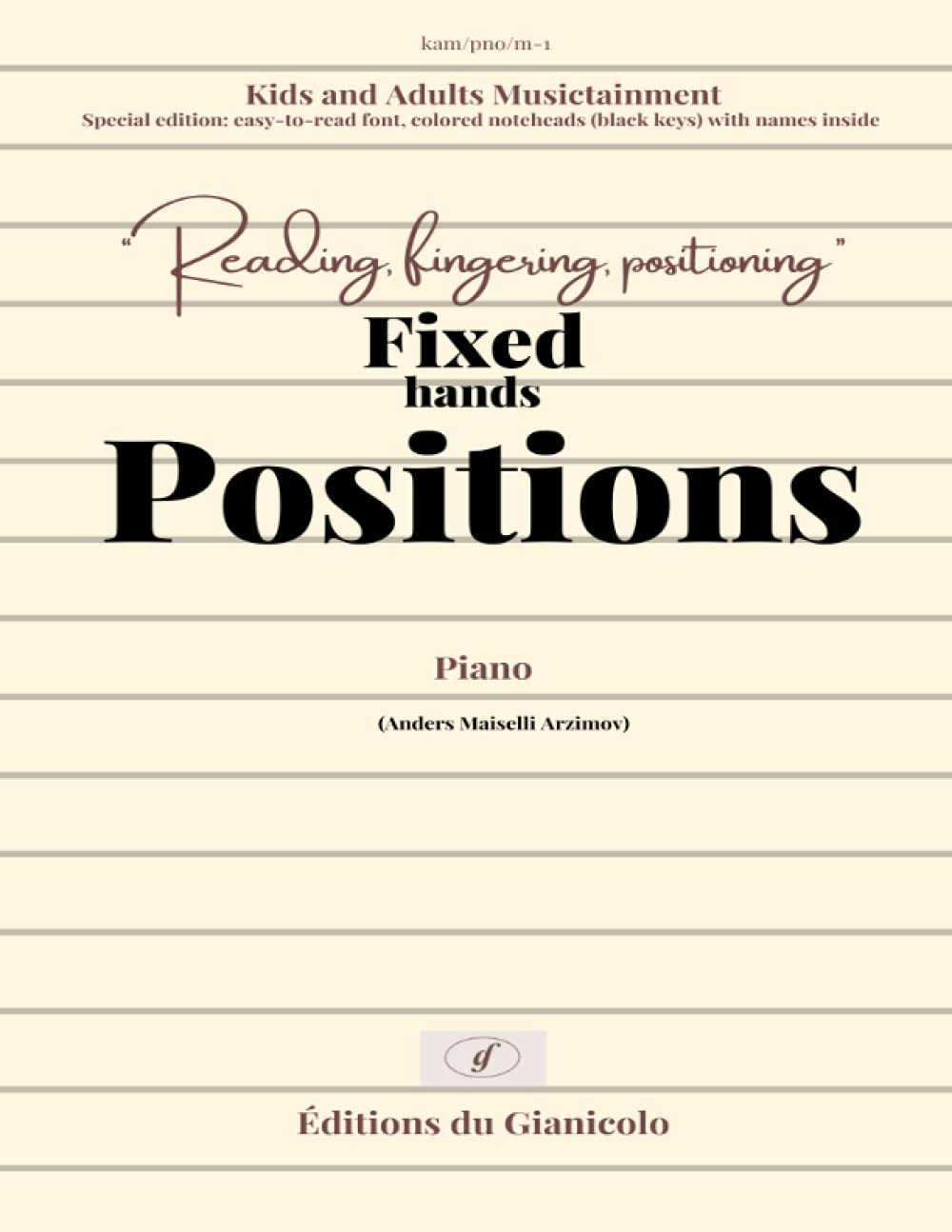 Buy “Reading fingering positioning” - Fixed hands positions: Special ...