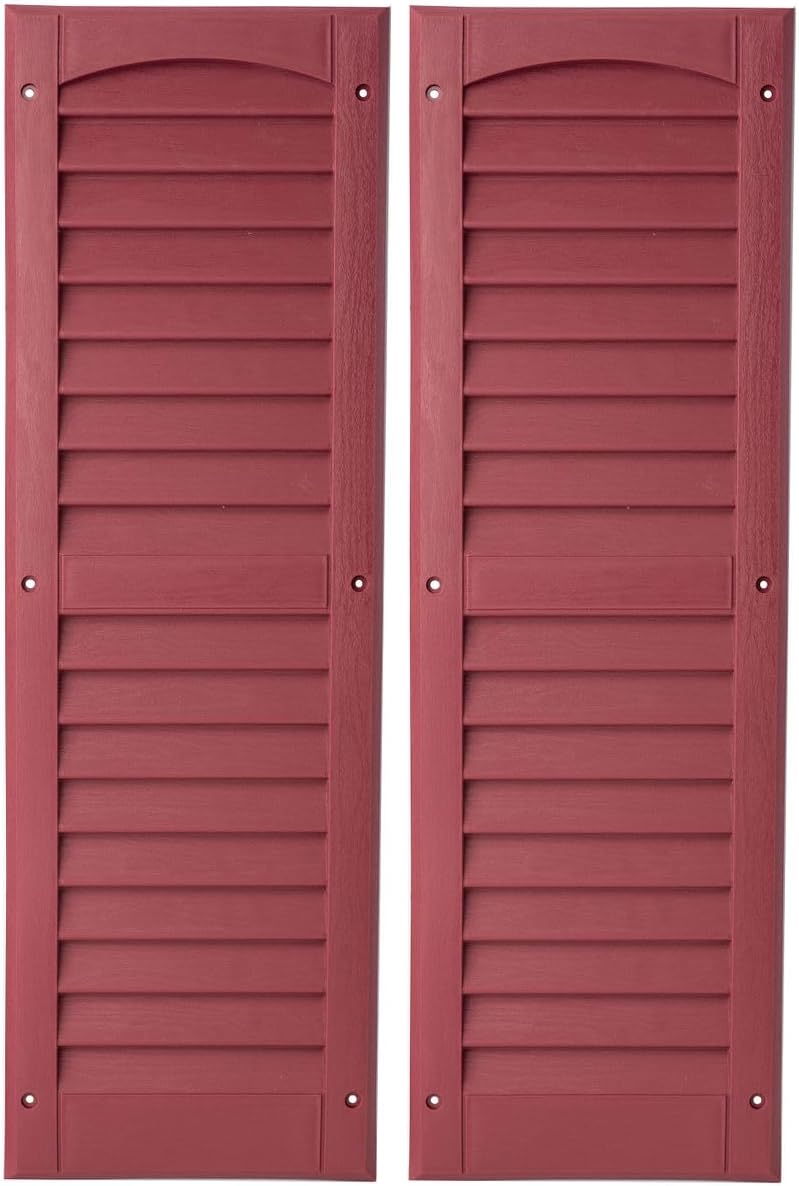 Amazon.com : Outdoor Hardware Supply, 2 Pack, Louvered Shed Shutter or ...
