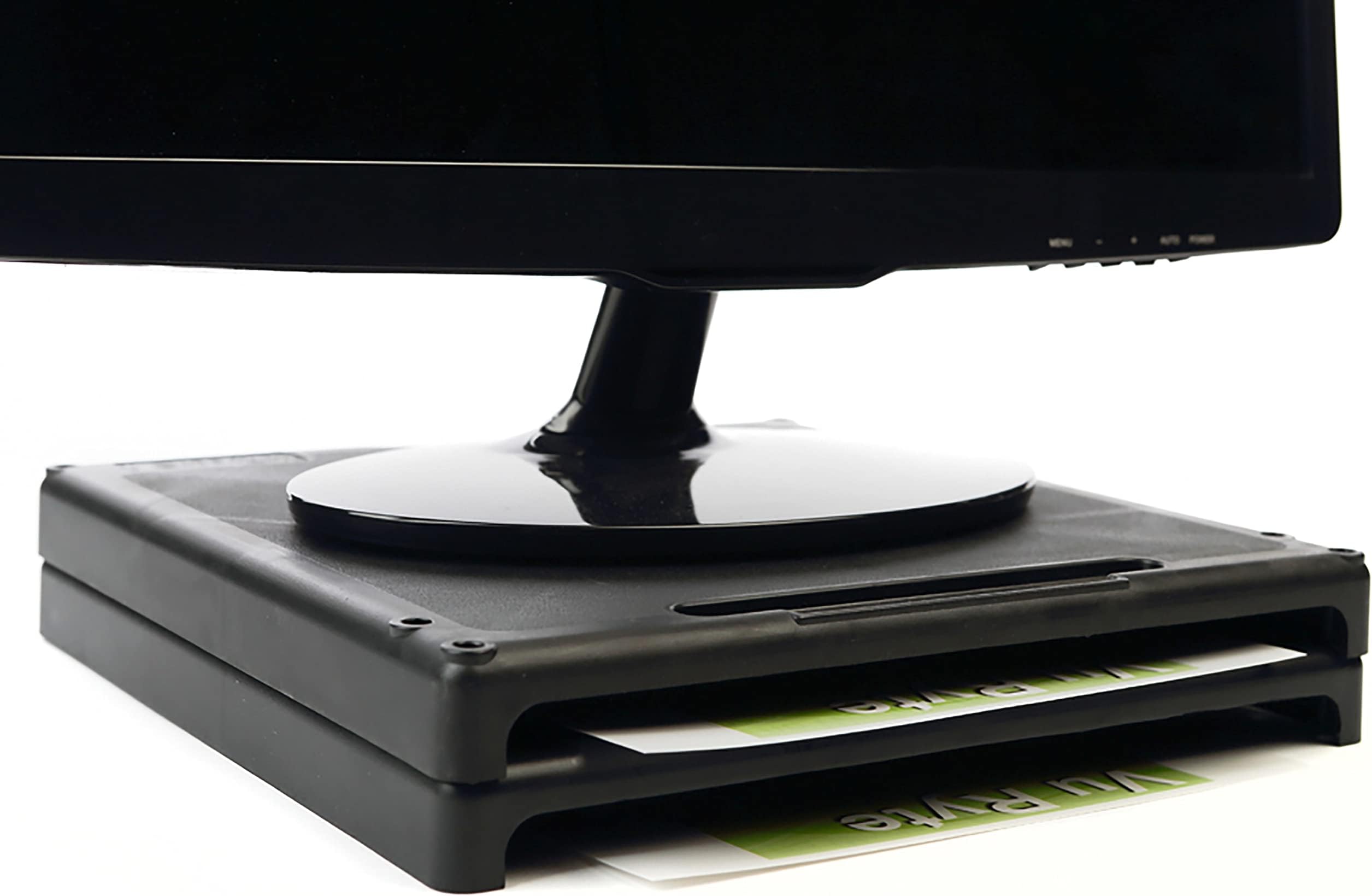 Amazon.com: Vu Ryte Stackable 1 Inch Computer Monitor Riser Stand ...