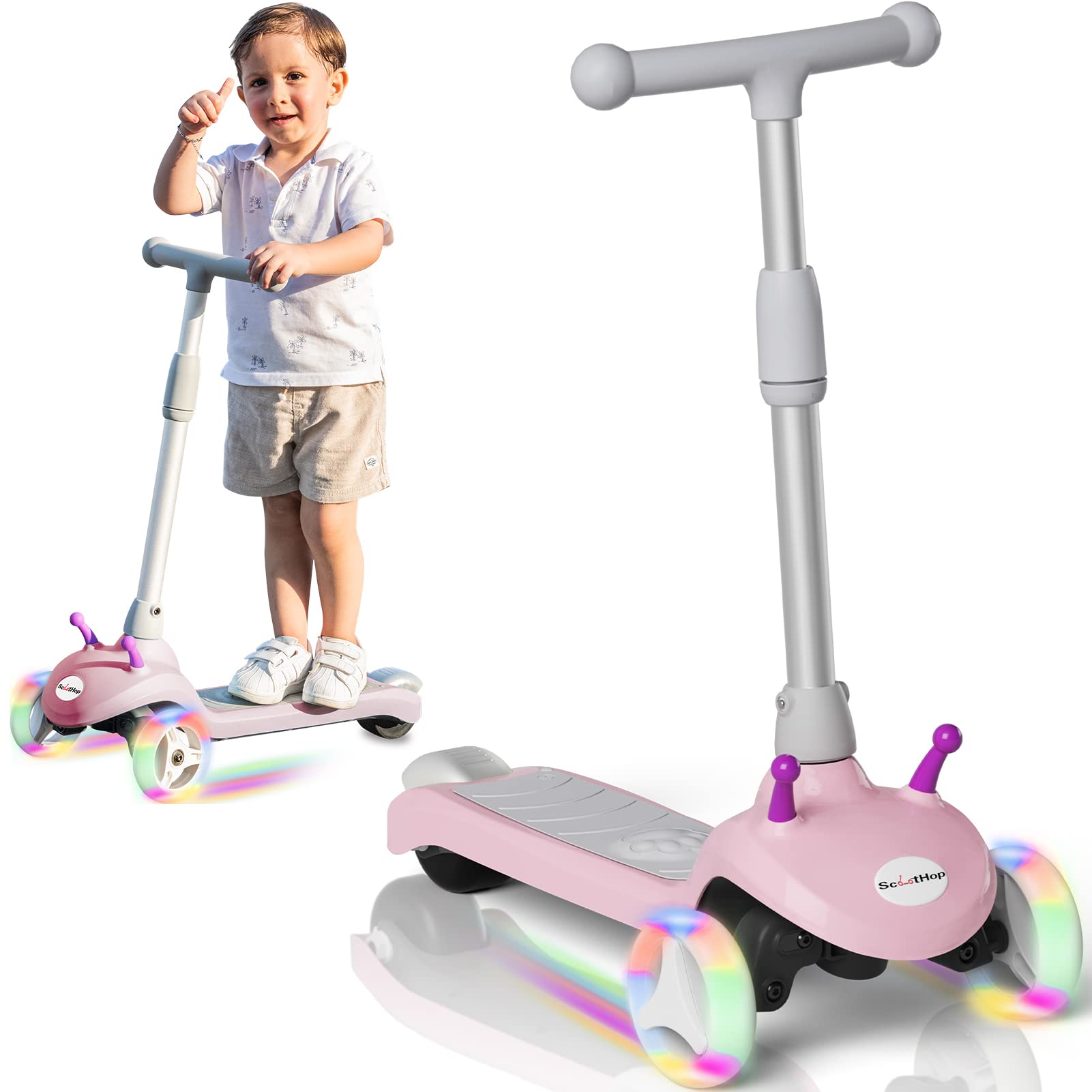 Scoothop 3 Wheel Electric Scooter for Kids, Motorized Scooter for Kids ...