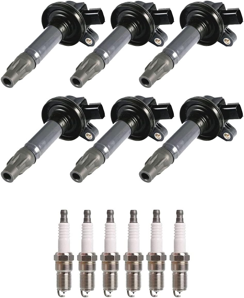 Ignition Coil Wire Ignition Coil Pack + Iridium Spark Plugs + Wire For ...