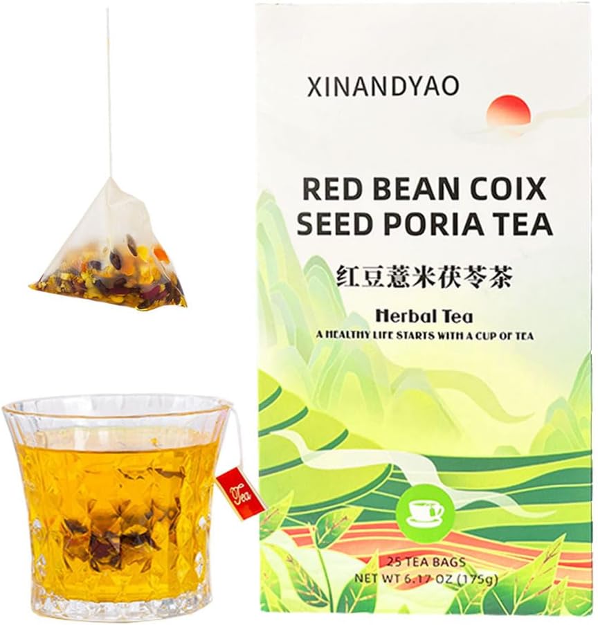 Amazon.com : (5g*50pack)8.81oz Red bean Coix Seed Poria tea Red Adzuki ...