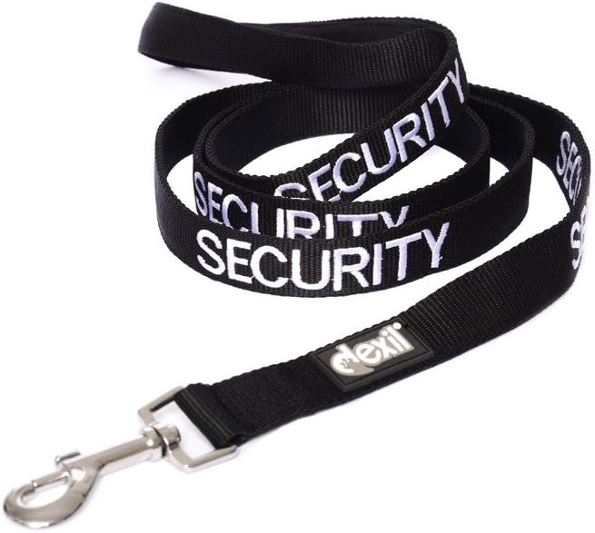 SECURITY Black Color Coded 2 4 6 Foot Padded Dog Leash PREVENTS ...