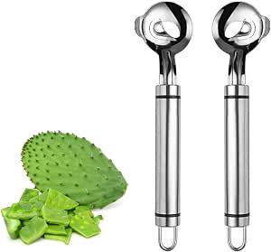 Amazon.com: Cactus Peeler Tool, 2 Pack Stainless Steel Pelador de ...