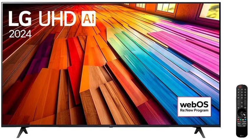 Smart TV 4K 75" LG UHD 75UT8050 Processador α5 Ger7 AI Alexa/Chromecast ...