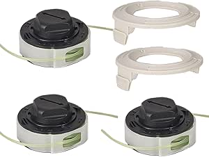 Amazon.com: 3 Pack Trimmer Head Spools with 2 Cover for Stihl FSA 57 ...