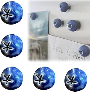 Amazon.com: Blueberry Ceramic Fridge Magnets, 3D Mini Colorful Resin ...