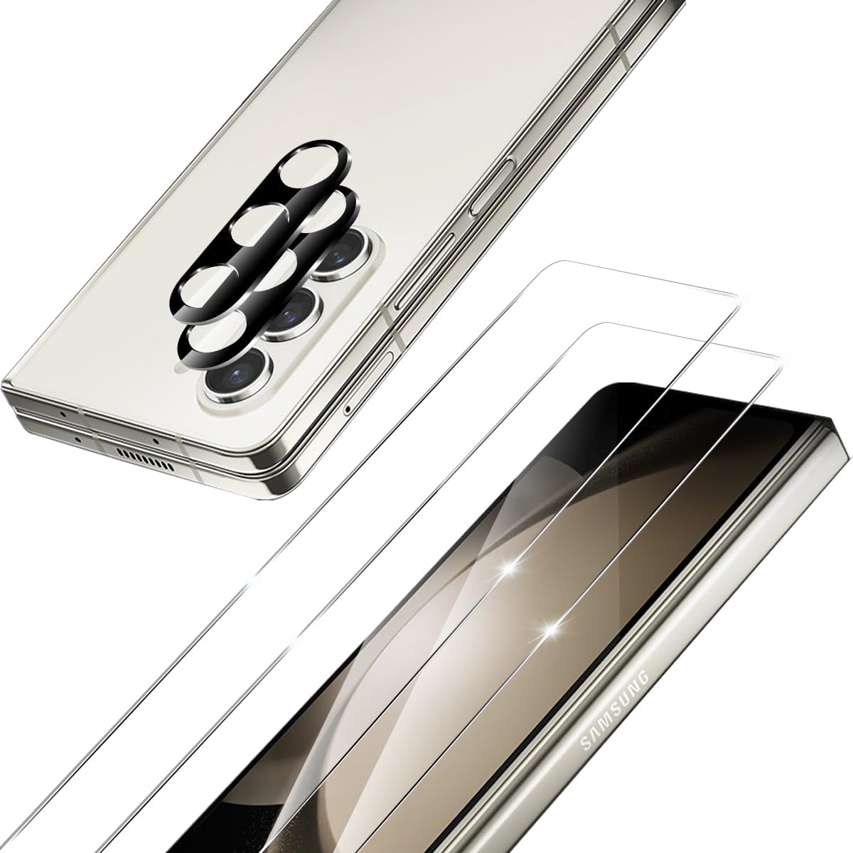 Amazon.com: BIGFACE Galaxy Z Fold 6 Screen Protector + Camera Lens ...