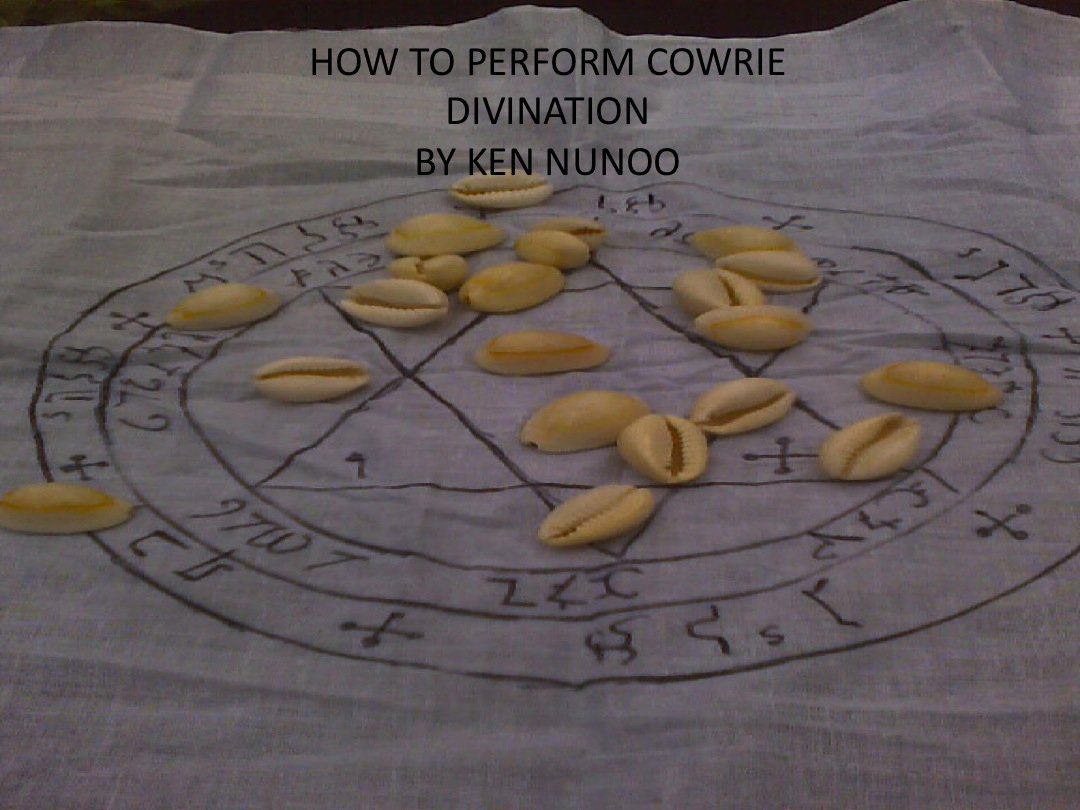 HOW TO PERFORM COWRIE DIVINATION - Kindle edition by NUNOO, KEN ...