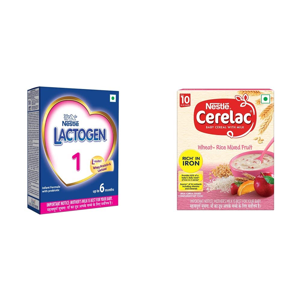 Buy Nestle LACTOGEN 1 Infant Formula Powder - Upto 6 months, Stage 1 ...