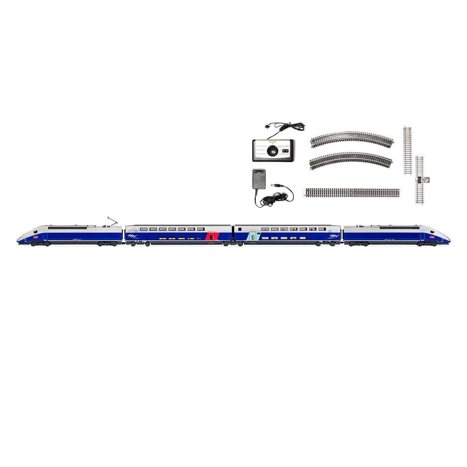 Sncf Tgv Duplex Blue Silver Livery Train Set | Desertcart Japan