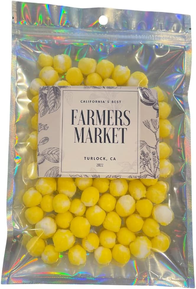 Amazon.com : Farmers Market Freeze Dried Blue Raspberry Taffy - Airy ...