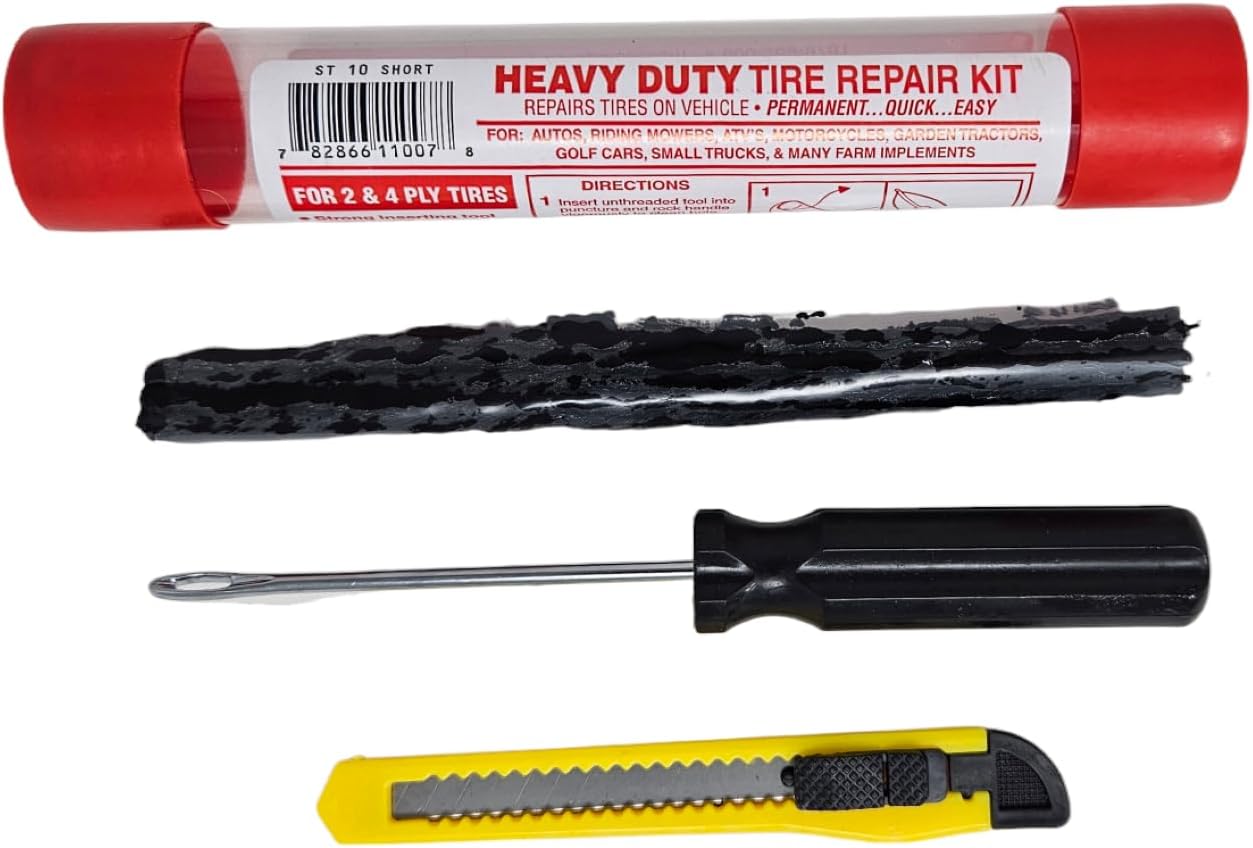 Amazon.com: Nealey Tire Repair Kit Bundle - Mini Tire Repair Kit with ...
