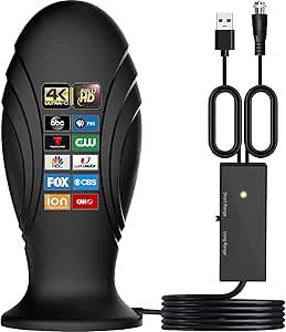 Amazon.com: Amplified Indoor Digital Tv Antenna – Powerful Best ...