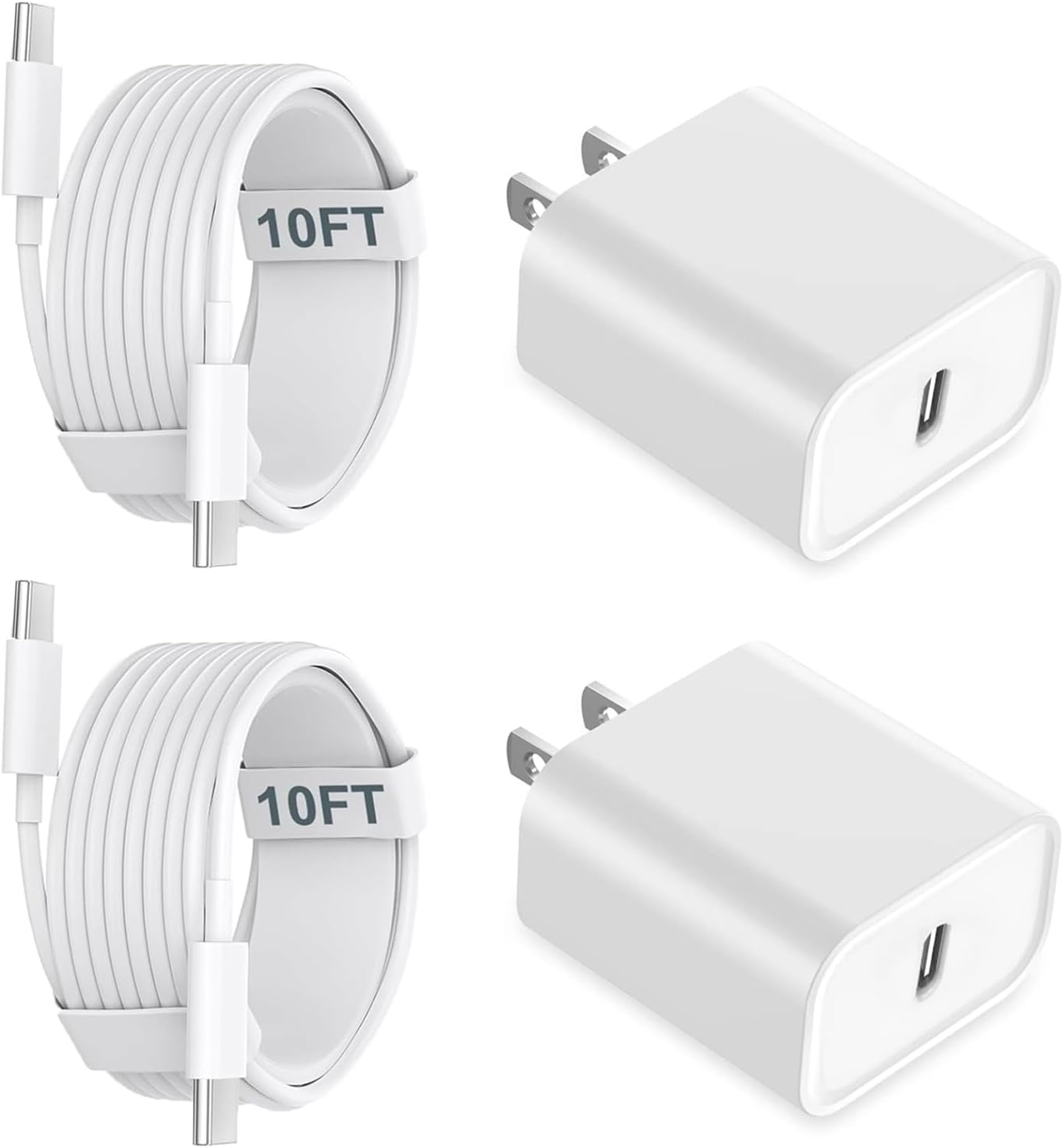 Amazon.com: iPhone 15 Charger Fast Charging, 20W USB C Charger Block ...