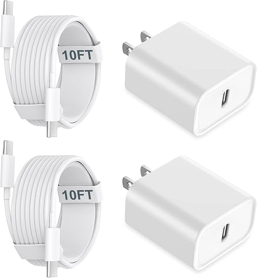 Amazon.com: iPhone 15 Charger Fast Charging, 20W USB C Charger Block ...