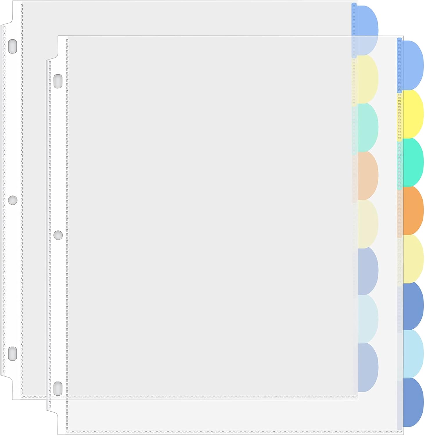 KTRIO 8 Tab Binder Dividers With Pockets For 3 Ring Binder Insertable ktrio-8-tab-binder-dividers-with-pockets-for-3-ring-binder-insertable