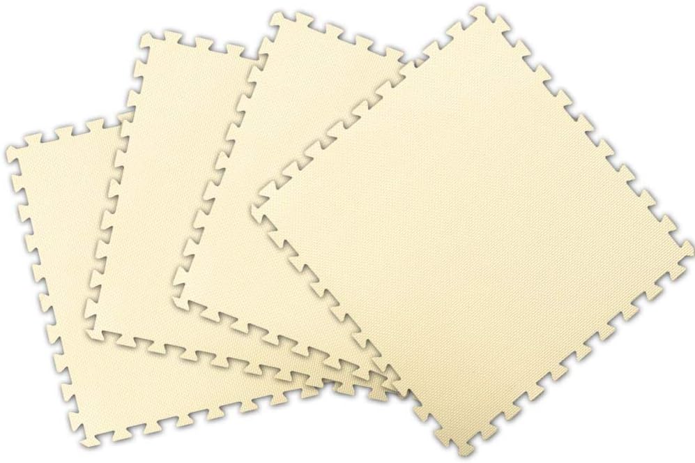 Amazon.co.jp: WEIMALL 【選べるカラー】 ジョイントマット 32枚セット(約6畳用) 大判 60cm 厚さ1cm サイドパーツ付き 床暖房対応 防音 抗菌 ノン ...