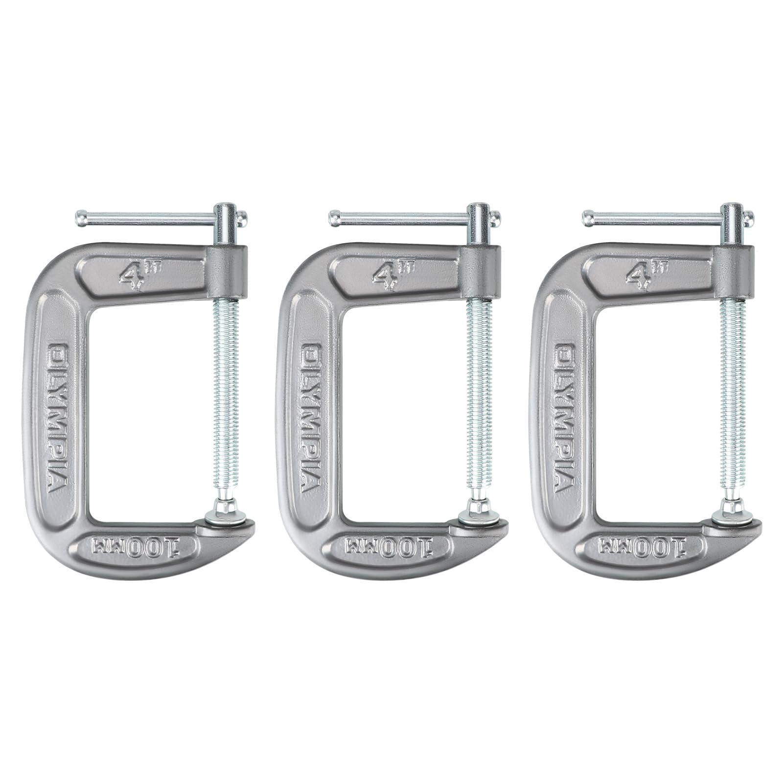 Snapklik.com : Olympia Tools Heavy Duty Cast Iron C-Clamps