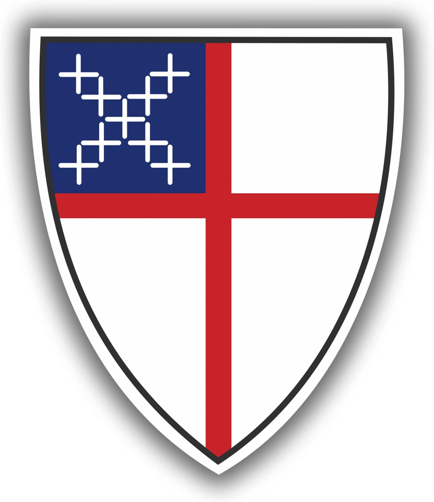 Amazon.com: Generic episcopal flag Sticker Vinyl Bumper Sticker Decal ...