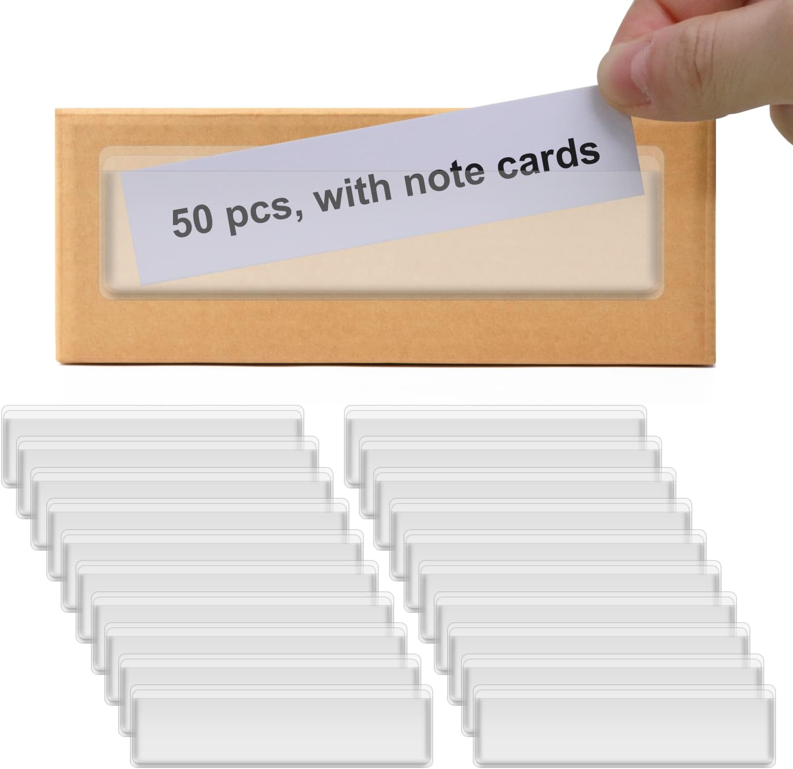 Durable Pocketfix Self-Adhesive Pocket | 30 x 100mm Pack of 10 ...