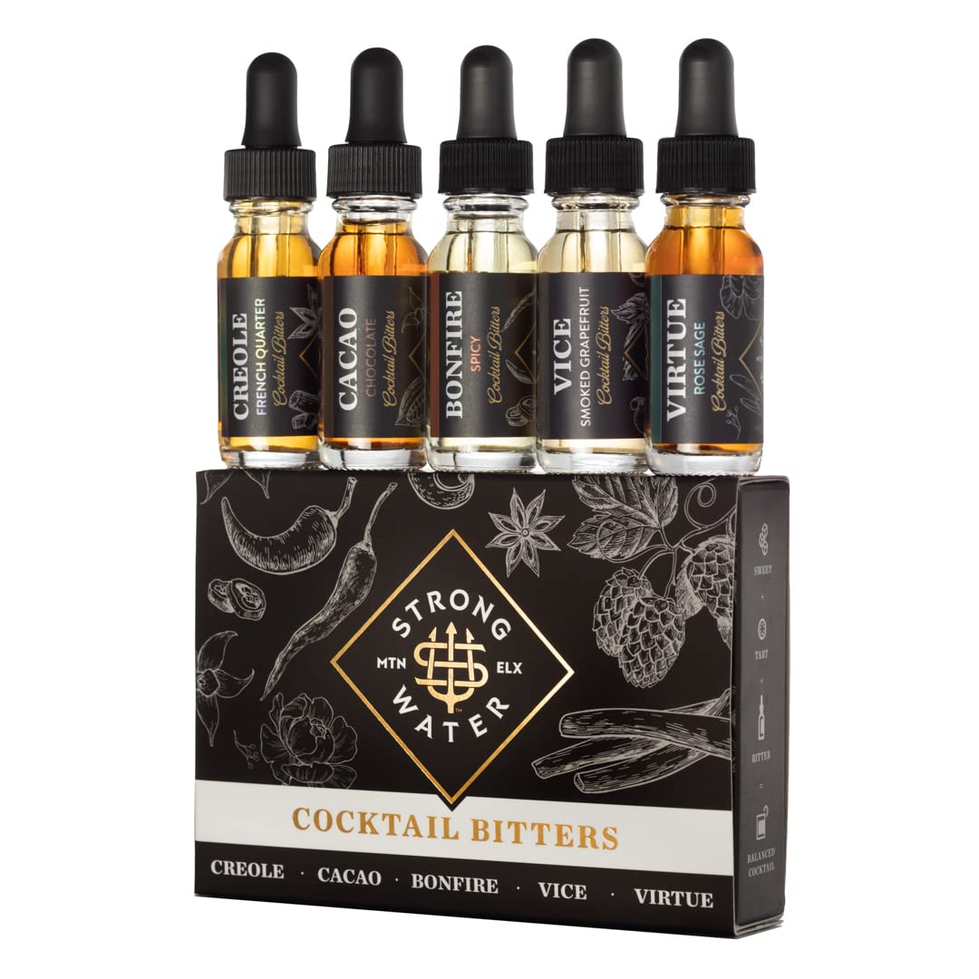 Amazon.com : Strongwater Complex Cocktail Bitters Sampler - Cocktail ...