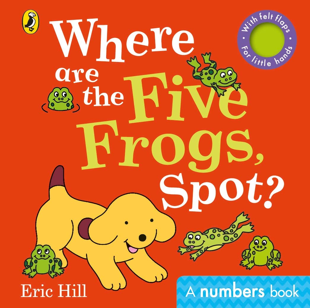Amazon.com: Where are the Five Frogs, Spot?: A numbers book with felt ...