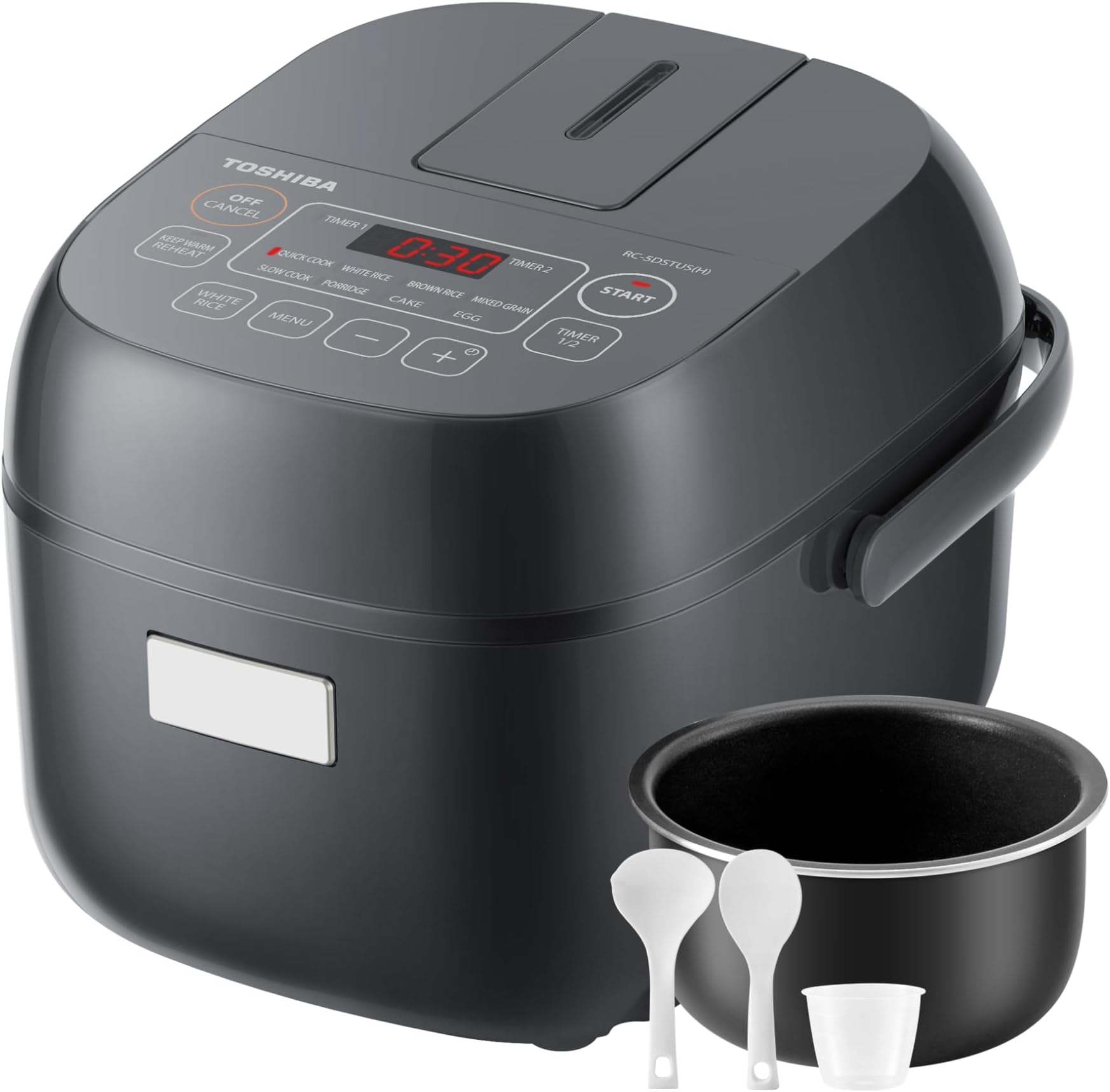 Amazon.com: Offacy Smart Mini Rice Cooker, 3 Cups (Uncooked) Small ...