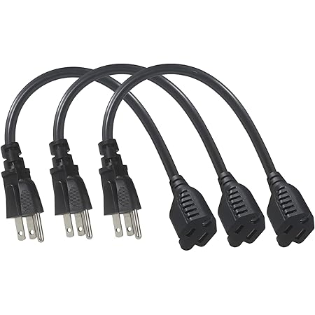 Amazon.com: Cable Matters 6-Pack 16 AWG Heavy Duty Power Extension Cord ...