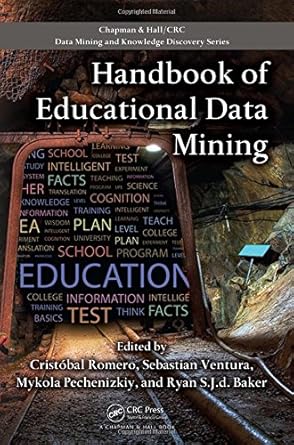 Amazon.com: Handbook of Educational Data Mining (Chapman & Hall/CRC ...