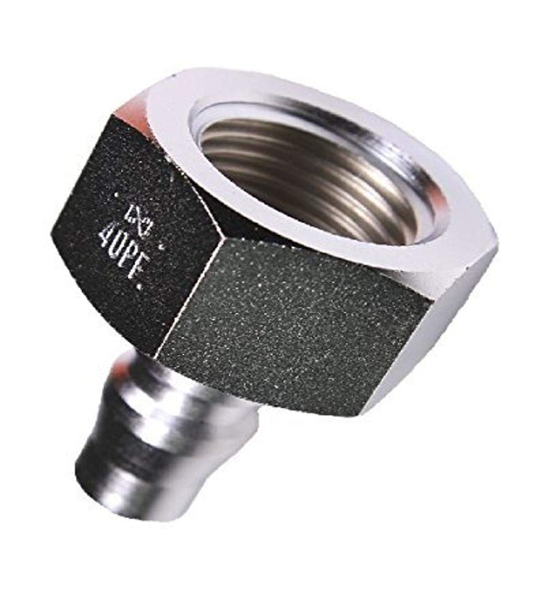 Nitto Kohki Hi Cupla 40PF Quick Connect Pneumatic Coupler Plug, 1/2" Size, Female, BSPT Thread ...