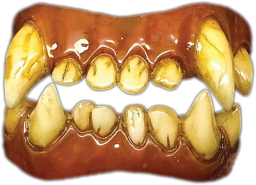 Amazon.com: Bad Moon FX Fangs 2.0 Werewolf Costume Teeth : Clothing ...
