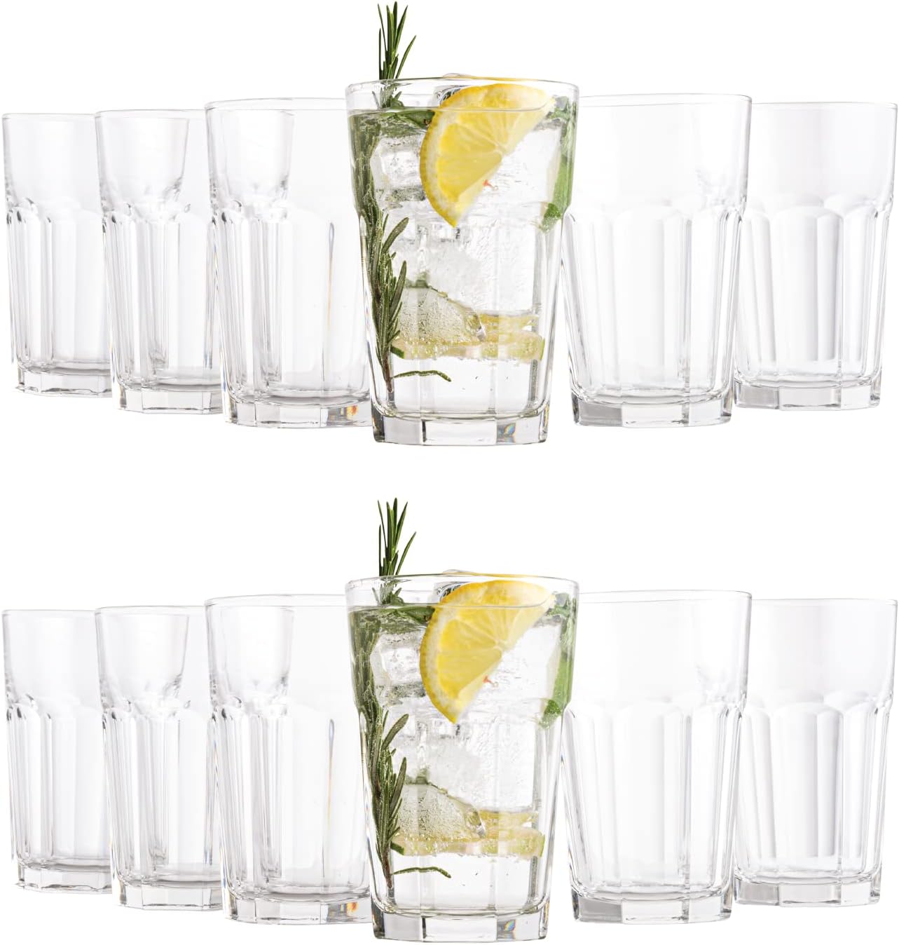 Amazon.com | Bormioli Rocco Rock Bar Stackable Beverage, Set Of 6 ...